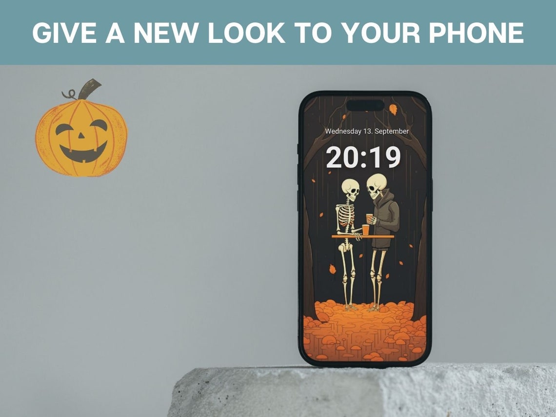 Skeleton Phone Backgrounds: Aesthetic Skeleton Backgrounds - Etsy