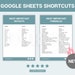 Google Sheets Shortcut PDF - Keyboard Shortcut Cheat Sheet for ...