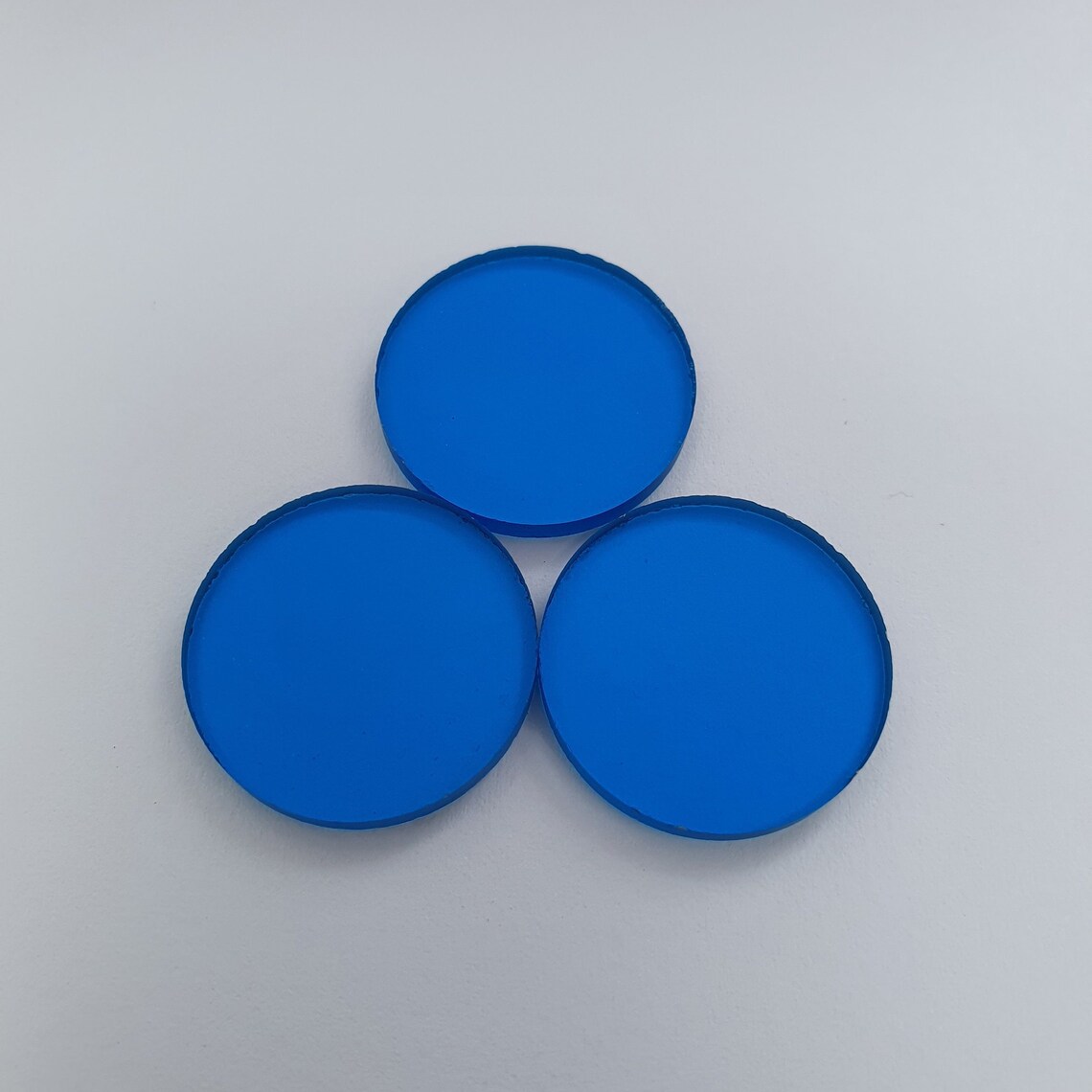 Transparent Glass Discs Various Sizes & Colours Available - Etsy