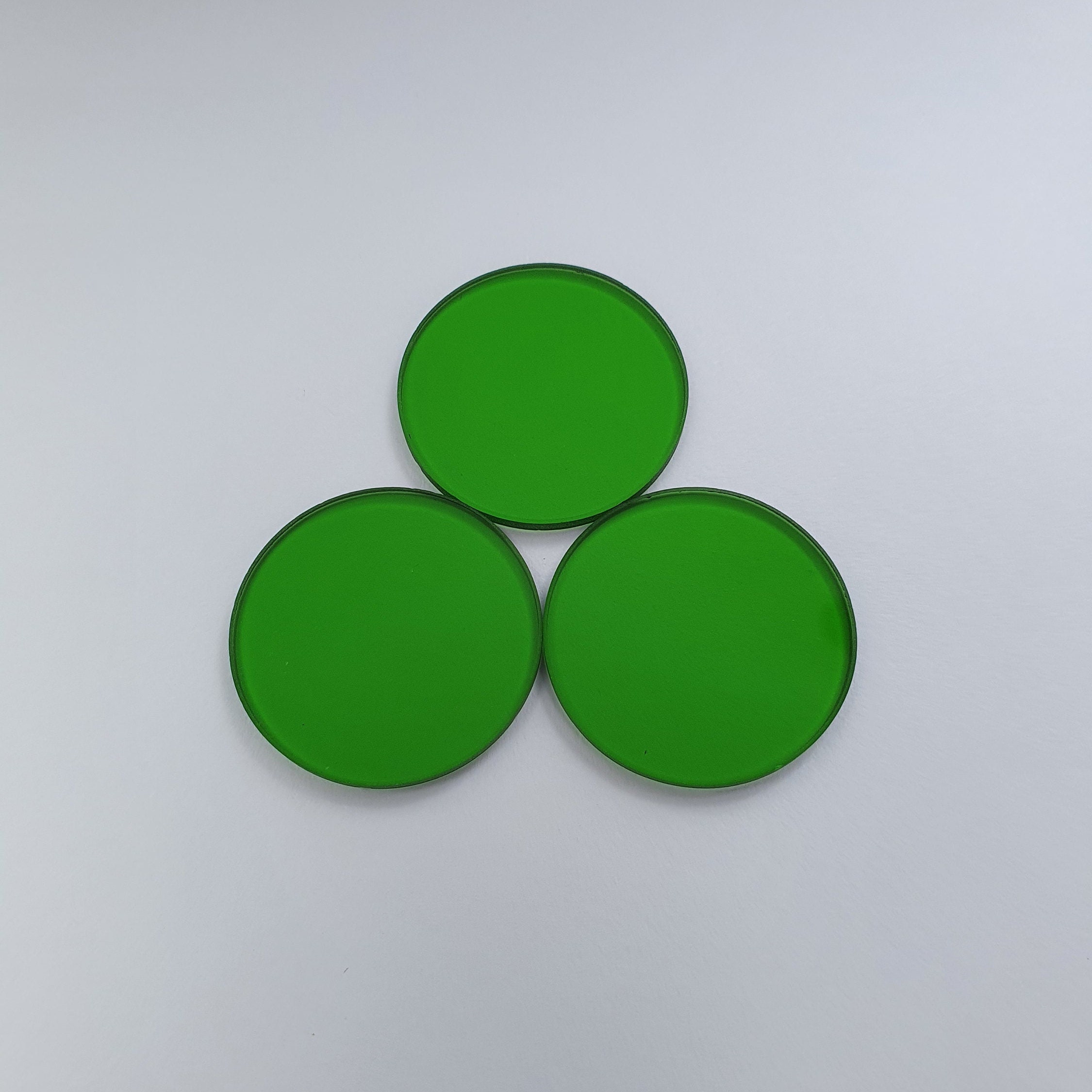 Transparent Glass Discs - Various Sizes & Colours Available - Etsy