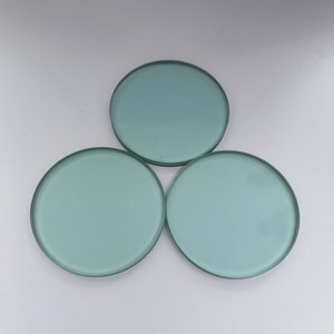 Transparent Glass Discs Various Sizes & Colours Available - Etsy