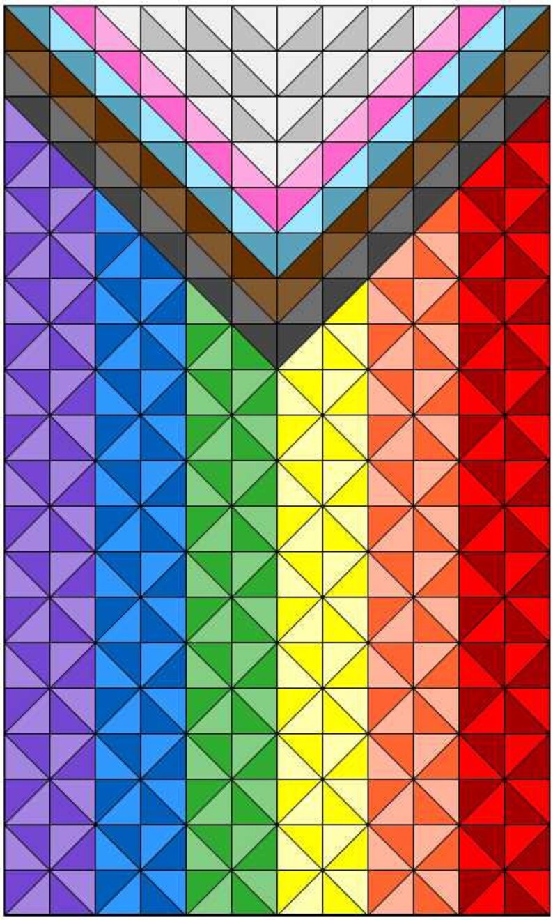 Pinwheel Progressive Pride Flag Quilt Pattern - Etsy