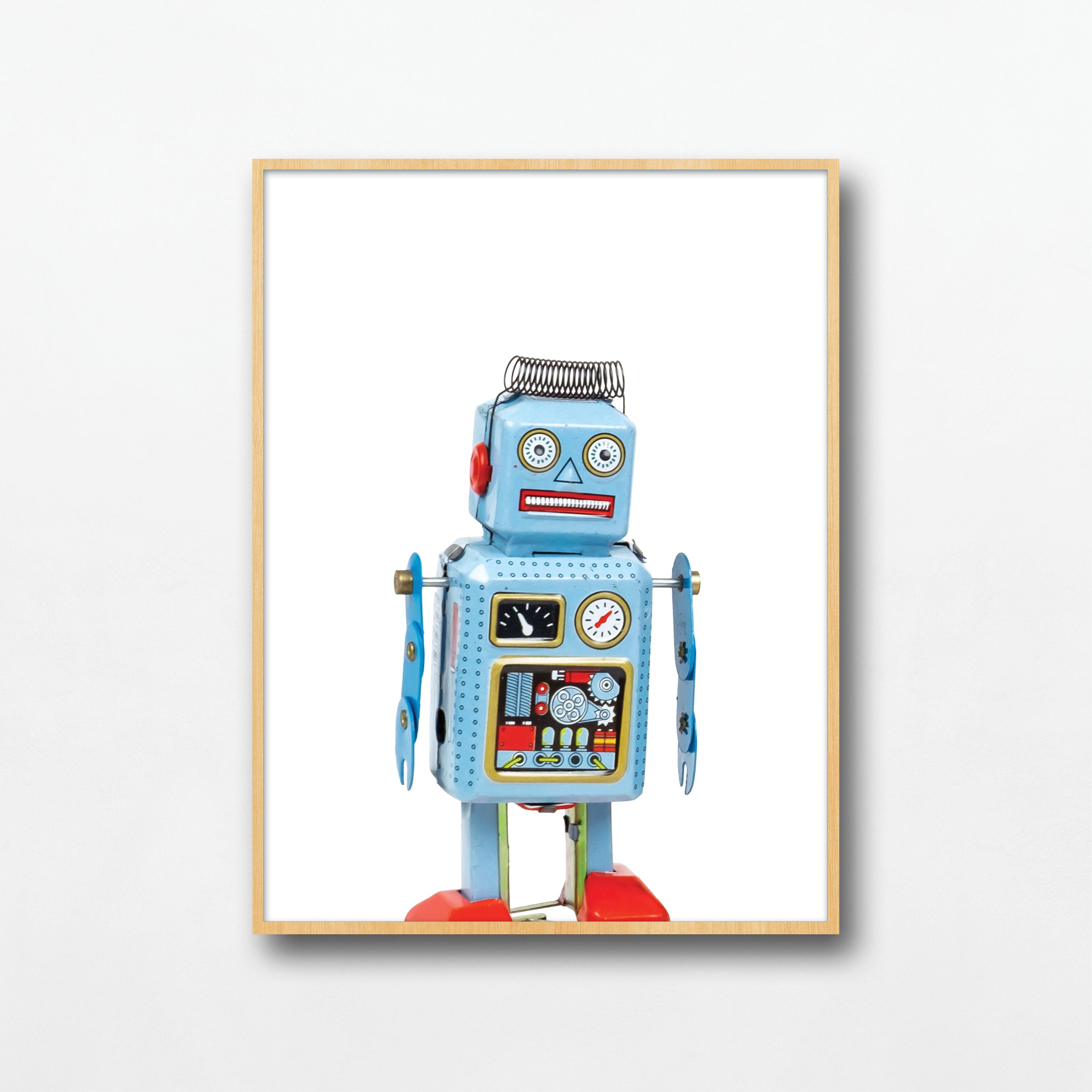 Robot Print, Robot Poster, Robot Decor, Robot Wall Art, Robot Nursery ...