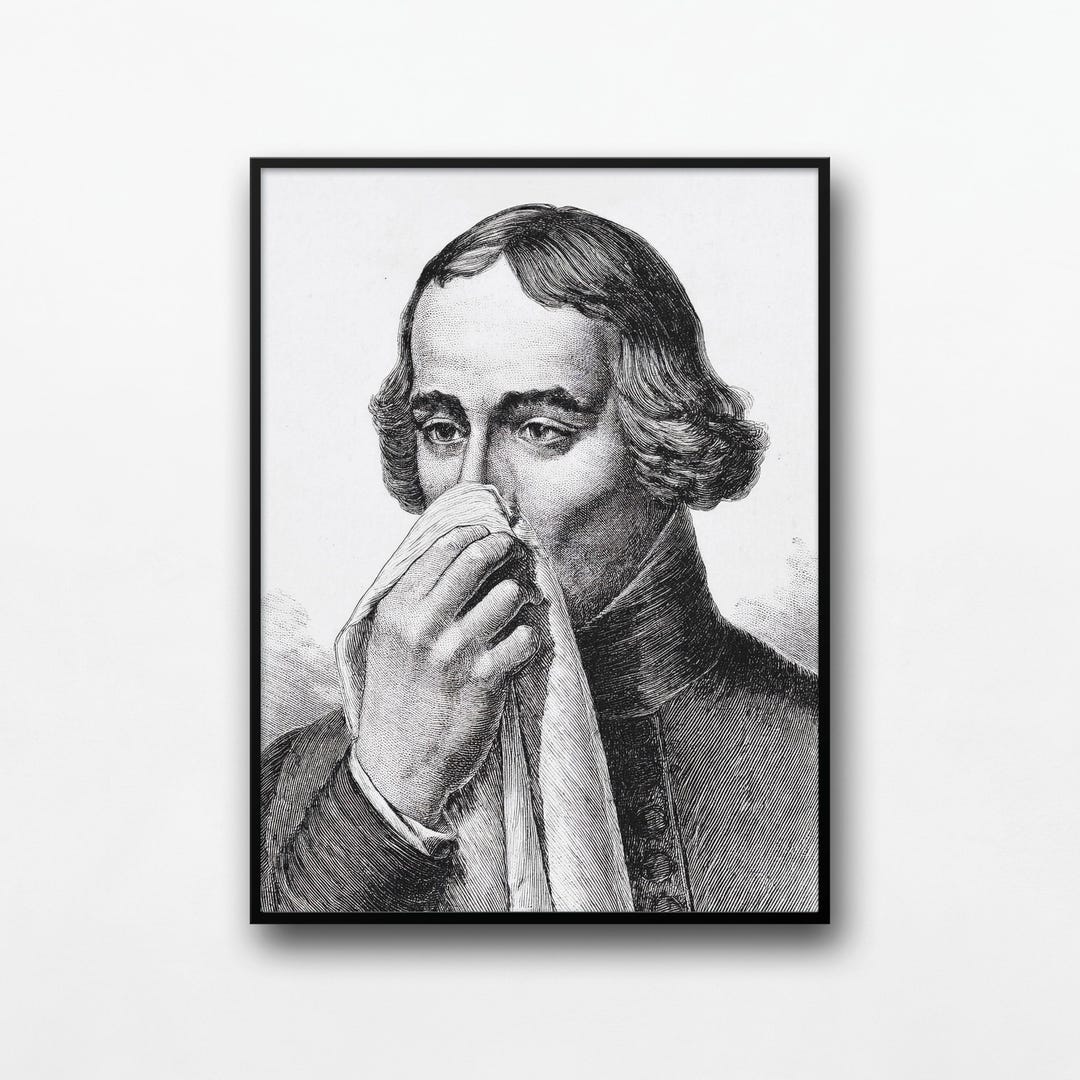 Smelly Print It Smells Poster Covering Nose Bathroom Art Bathroom Funny ...