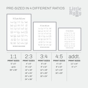 All Bums Welcome Print, Bathroom Art, Cute Bathroom Butts, Bum Collage ...