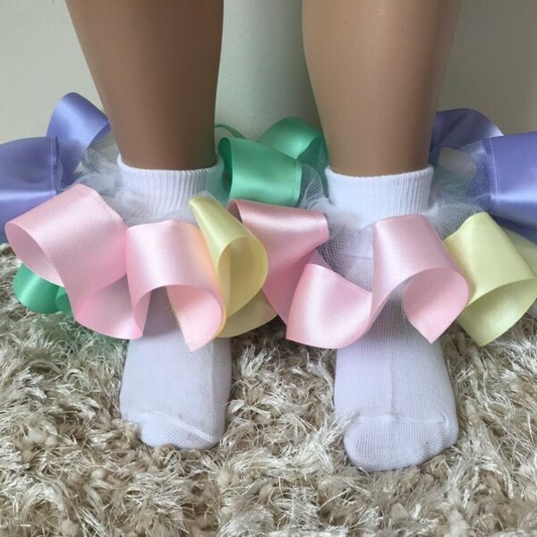 Ruffle Socks - Etsy