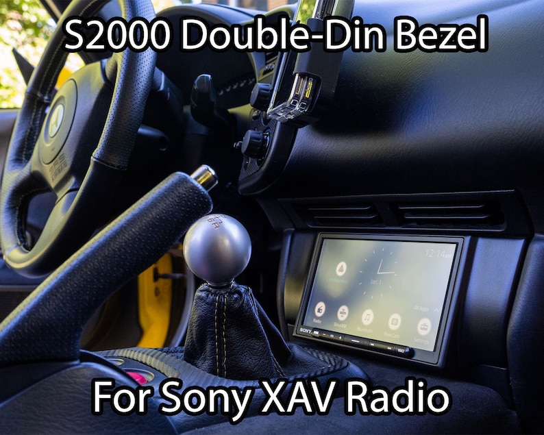 S2000 Bezel Mod-kit for Sony XAV Series Radios (3000 / 4000 / 5000 ...