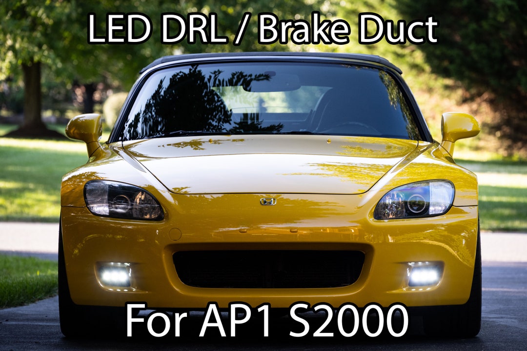 LED DRL Light / Brake Duct Inlet Bracket Combo for Honda S2000 AP1 ...
