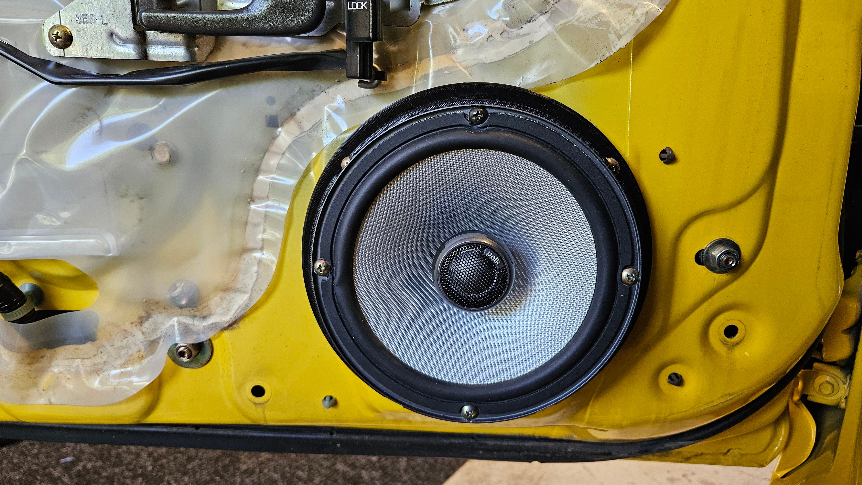 6.5" Door Speaker Mounting Adapters for Honda (S2000, Prelude, CRX, ETC ...