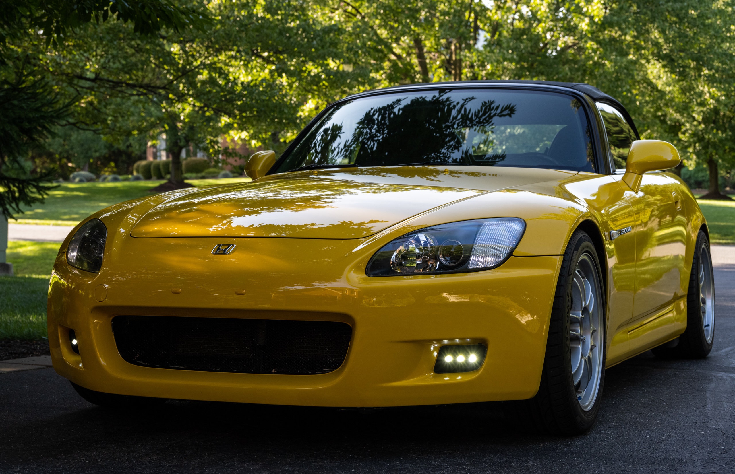 LED DRL Light / Brake Duct Inlet Bracket Combo for Honda S2000 AP1 ...