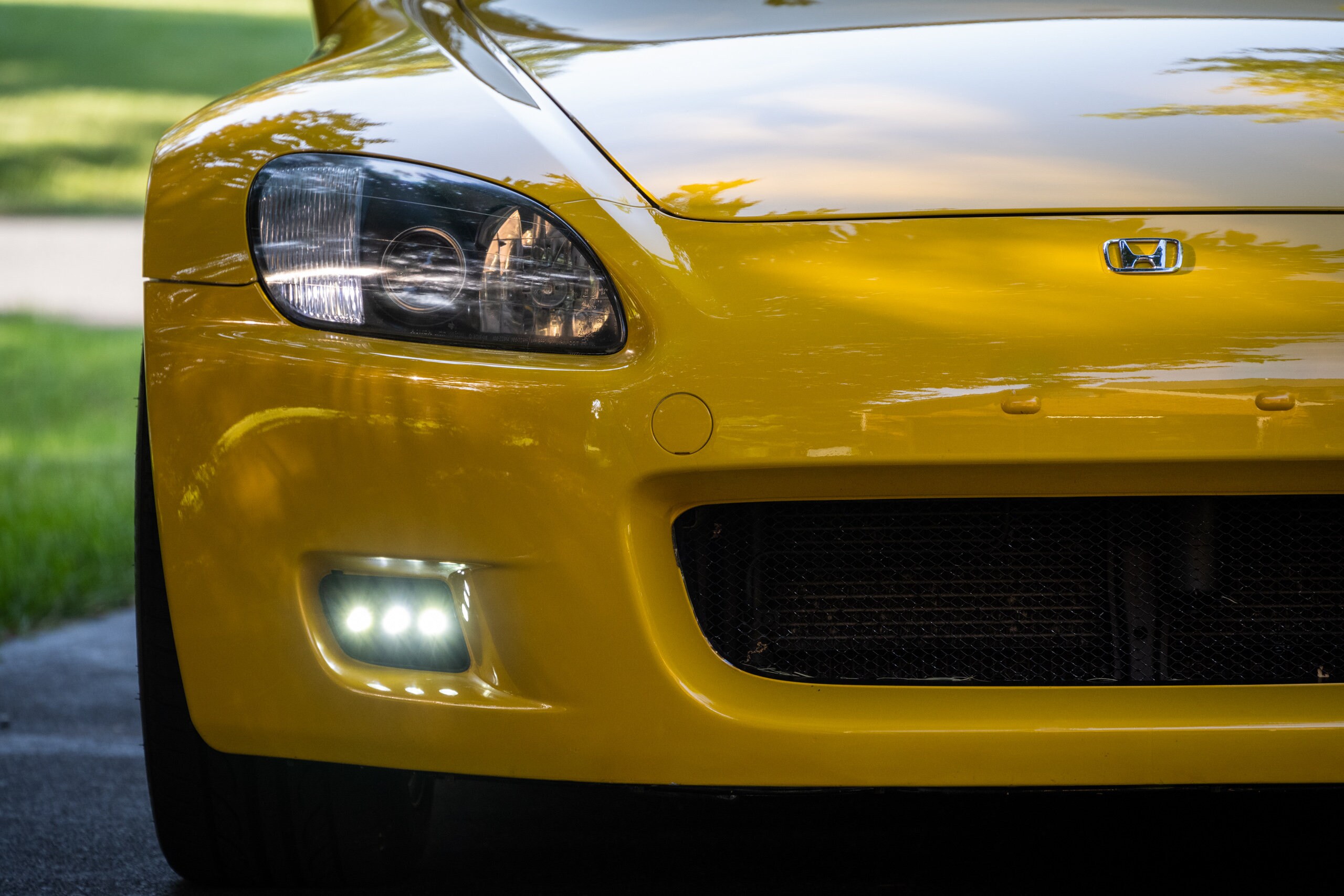 LED DRL Light / Brake Duct Inlet Bracket Combo for Honda S2000 AP1 ...