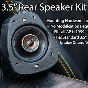 S2000 Rear Speaker Kit (3.5") - Headrest Enclosure Pod (99-05) (set of ...