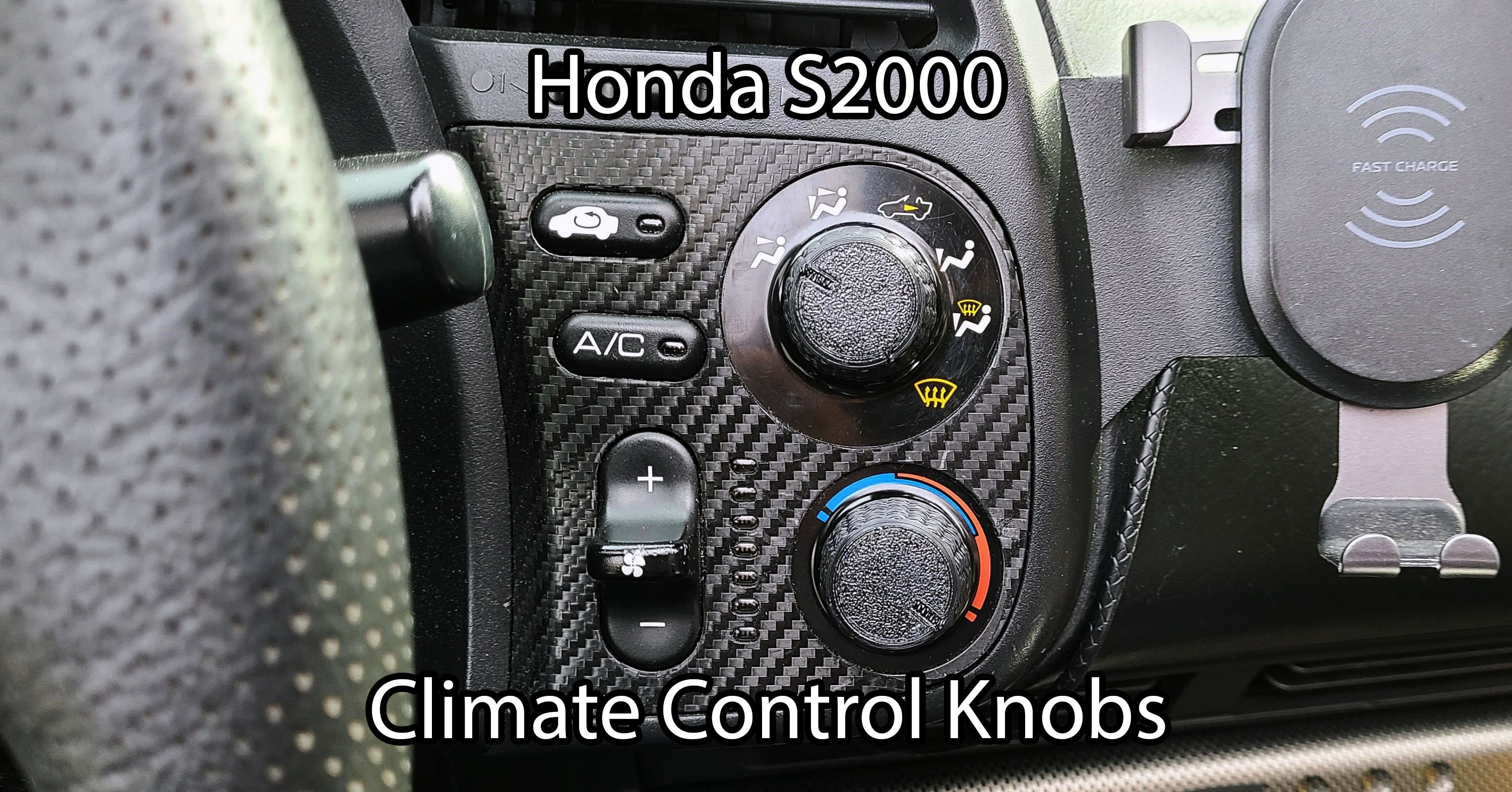 S2000 Climate Control Knobs (3D Printed Set of 2) - Etsy