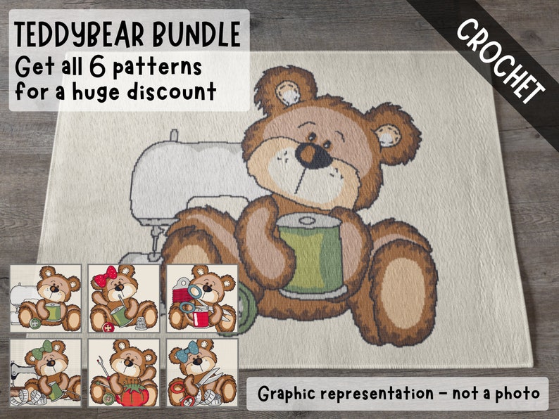 6x Crochet Patterns for Cozy Afghan Blankets Made Using Sc Graphgans ...