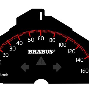 Smart Fortwo 451 Brabus Speedometer Dial 160 Km/h or 200 Km/h - Etsy