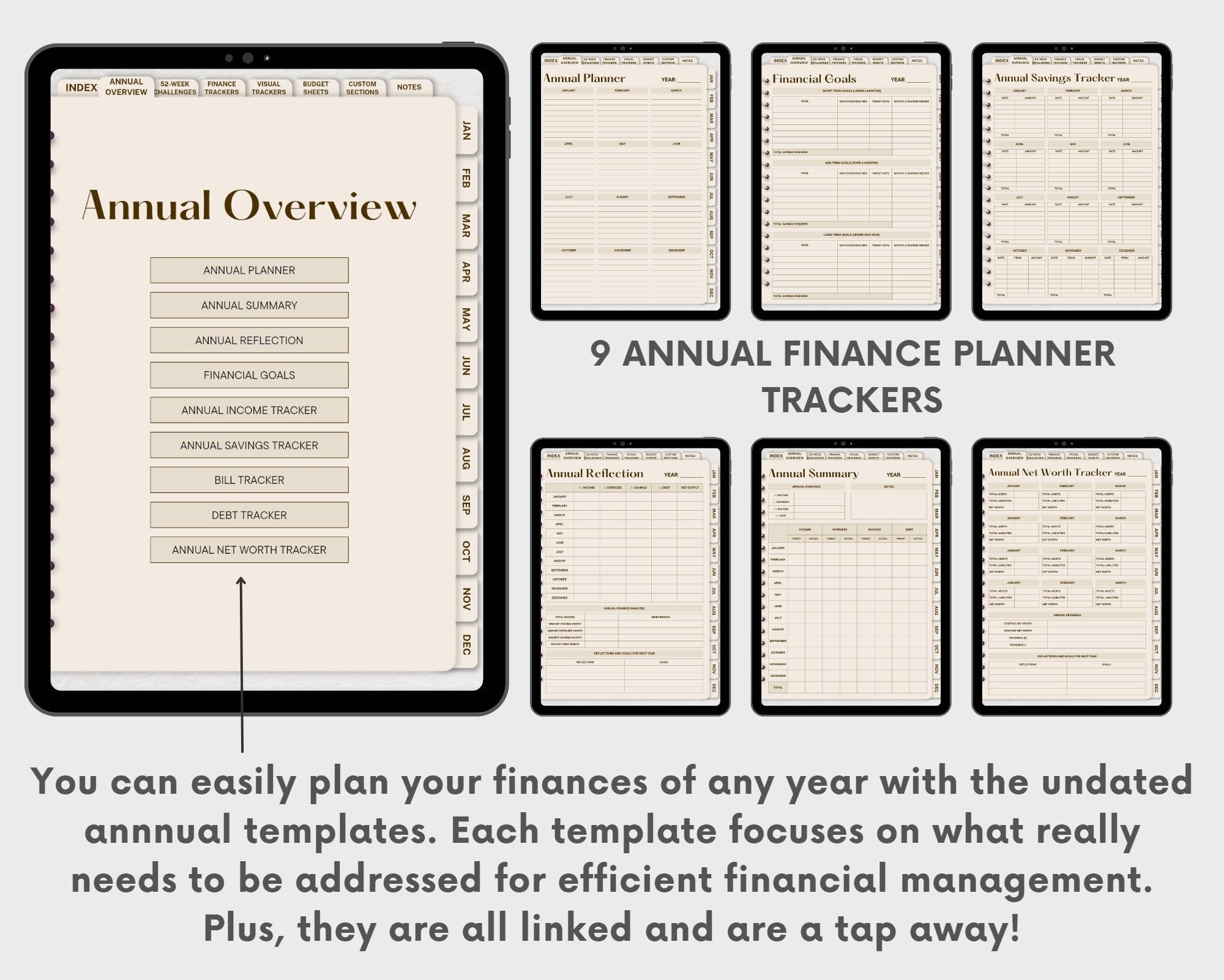 Digital Budget Planner for Goodnotes Ipad, Digital Finance Planner ...