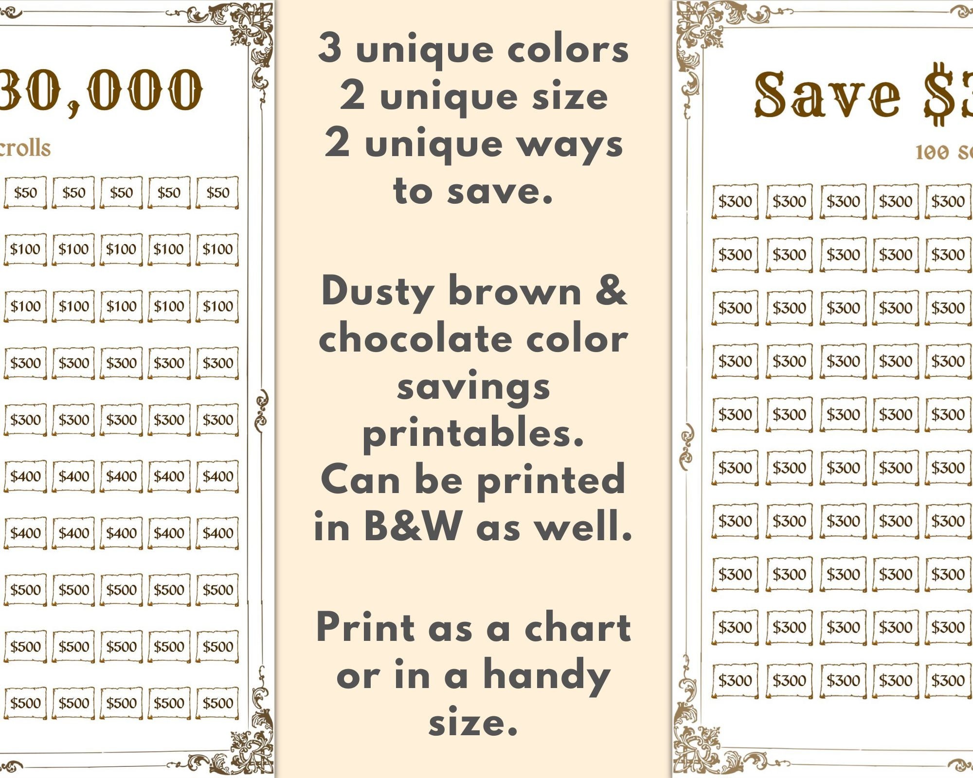 30k Savings 30k Challenge 30k Saving Challenge House Savings Chart ...
