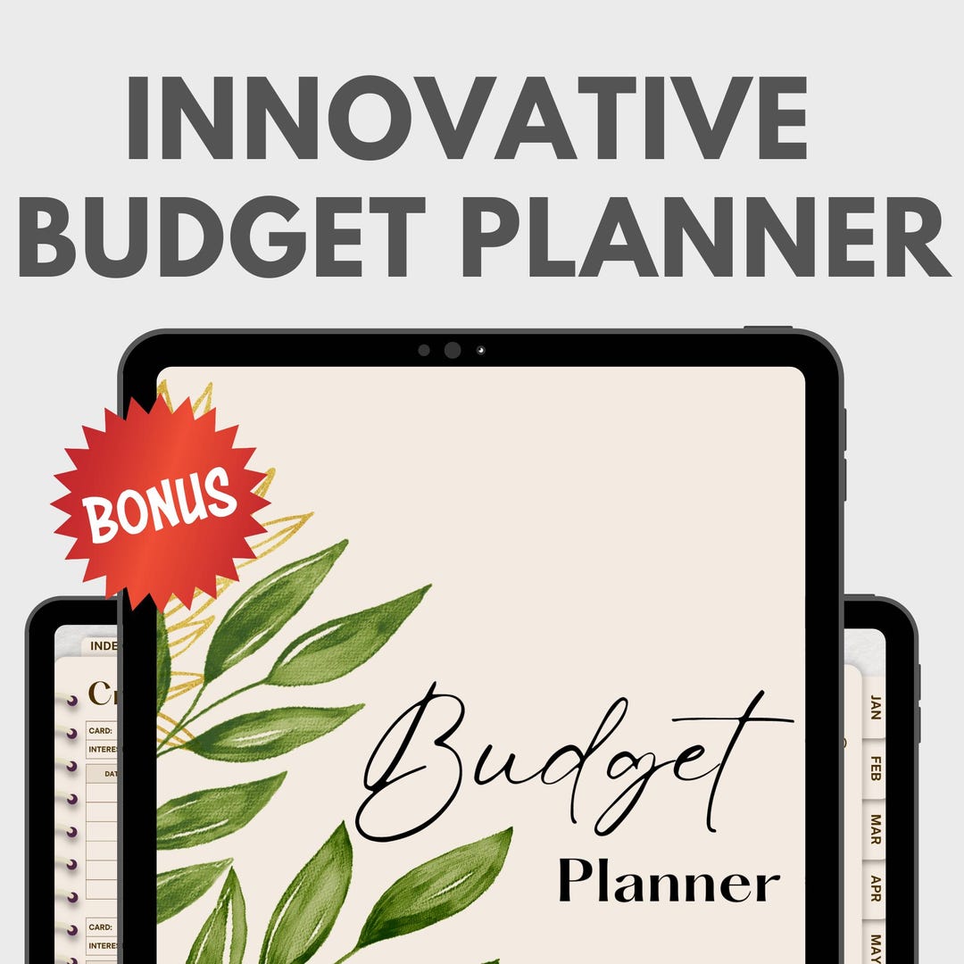 Digital Budget Planner for iPad Goodnotes Biweekly Budget Monthly ...