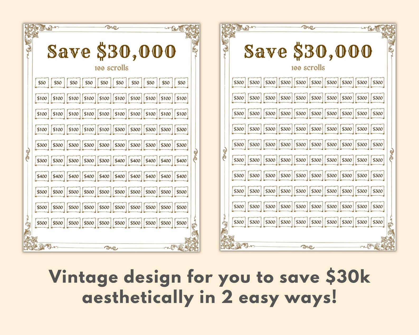 30k Savings 30k Challenge 30k Saving Challenge House Savings Chart ...