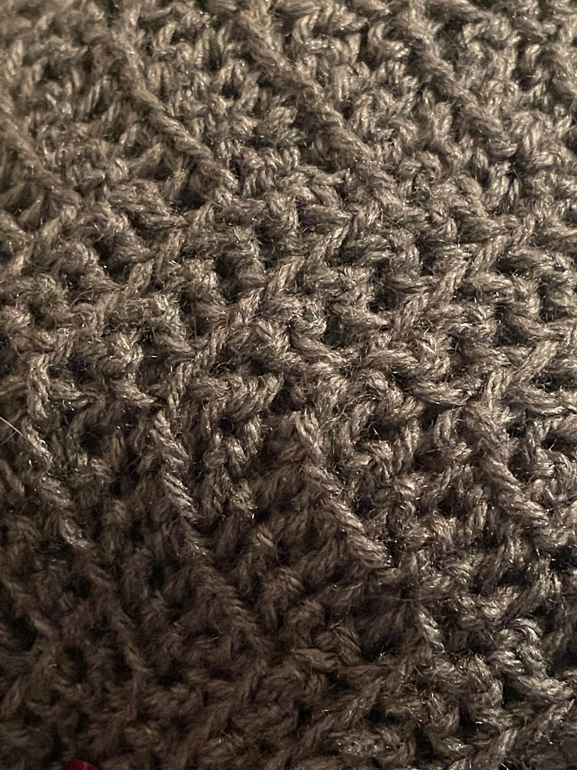 Large Gray Crochet Blanket - Etsy