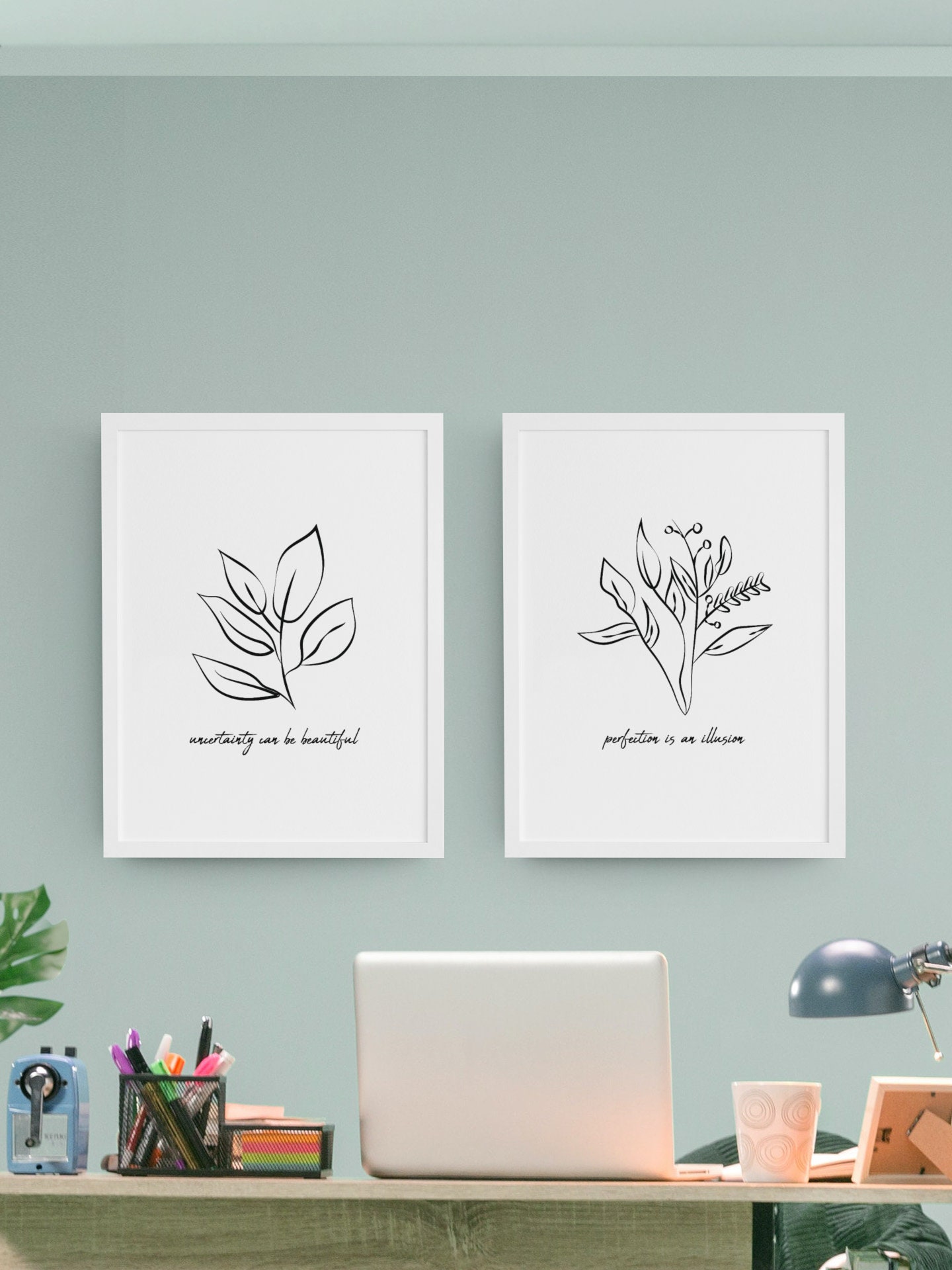 Uncertainty Perfection Posters - Therapy Office Decor, Anxiety Help ...