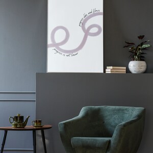 Progress is Not Linear Poster Printable, Therapy Office Decor, School ...