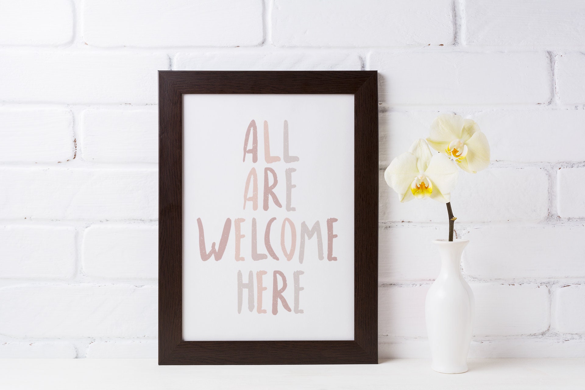 All Are Welcome Here Poster Printable Therapy Office Decor - Etsy