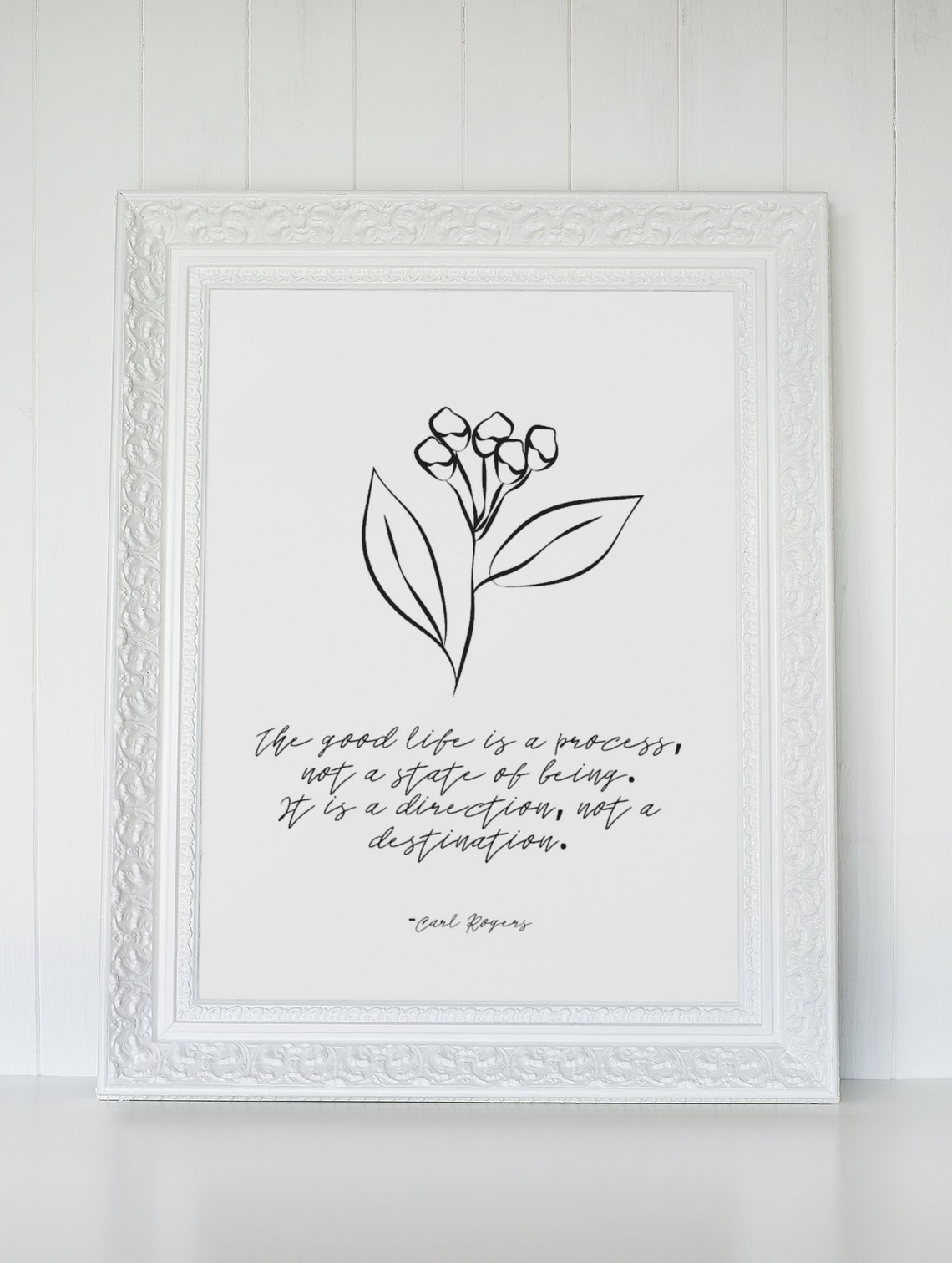 Carl Rogers Quote Printable Poster Therapy Office Decor - Etsy