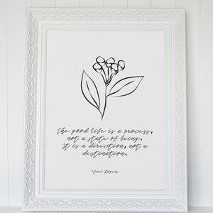 Carl Rogers Quote Printable Poster - Therapy Office Decor, Psychologist ...