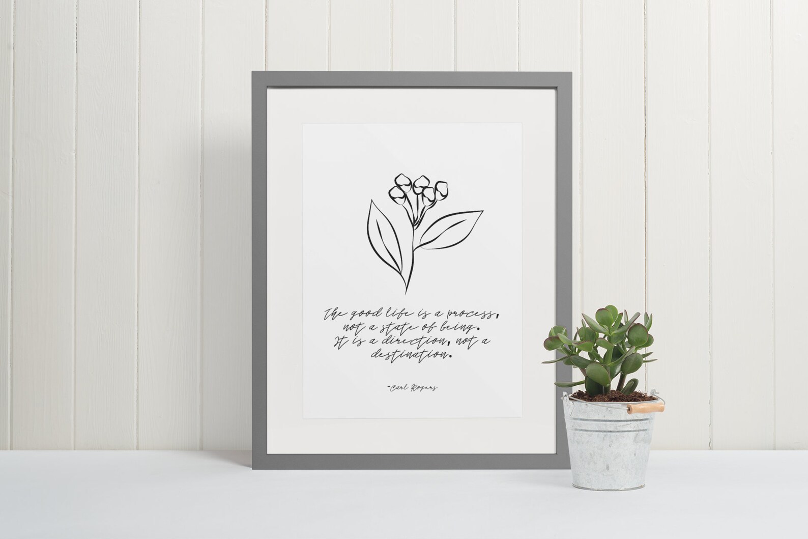 Carl Rogers Quote Printable Poster Therapy Office Decor - Etsy