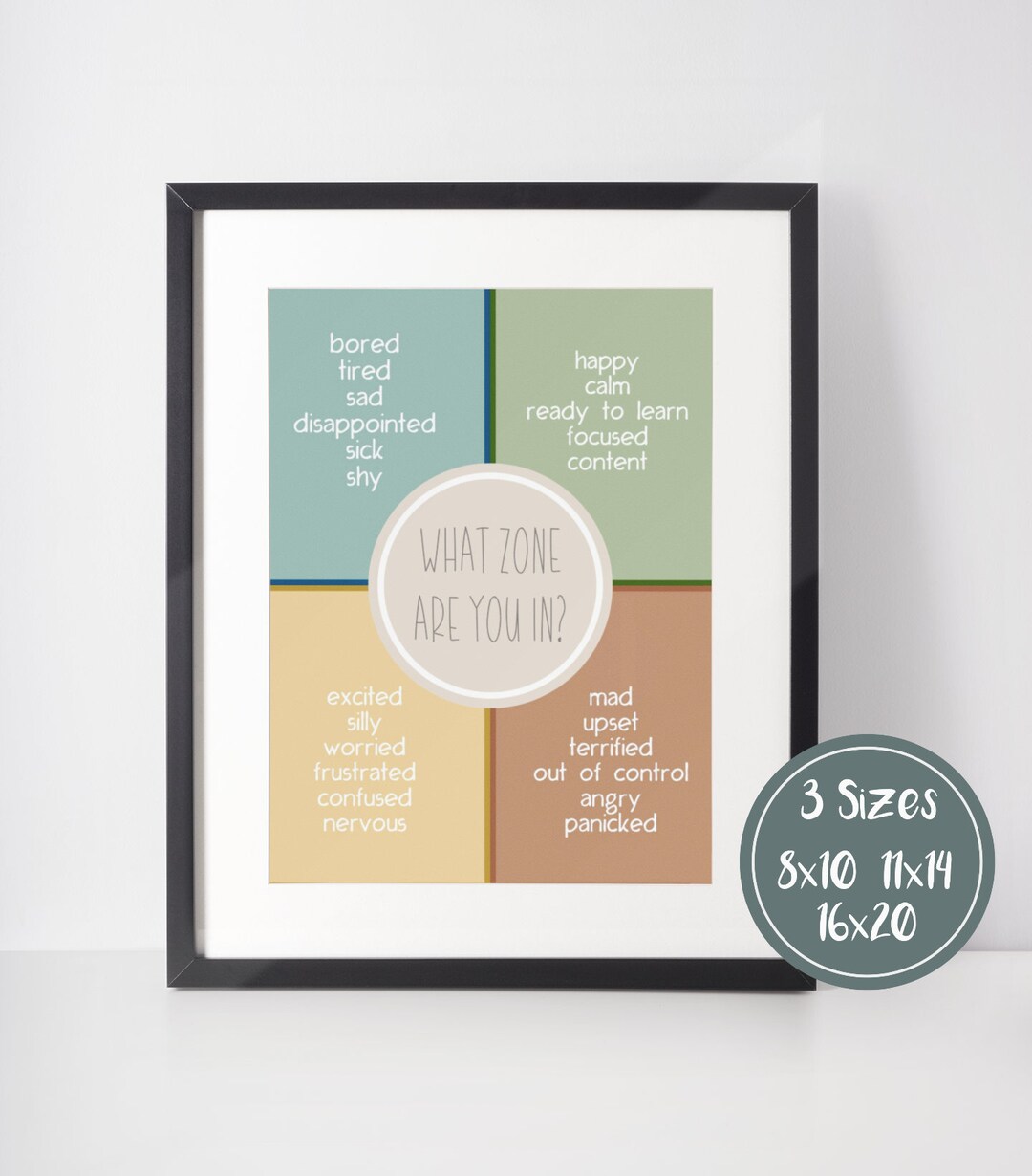 Zones of Regulation Download, Zone of Regulation, School Counselor ...