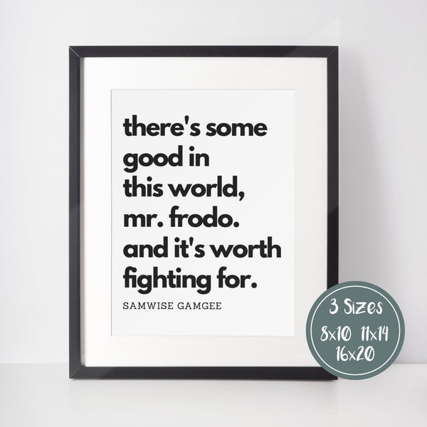 Samwise Gamgee Poster - Etsy
