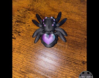 Tiny Heart Spider - 3D Printed, Articulated Valentine's Day Spider - Etsy