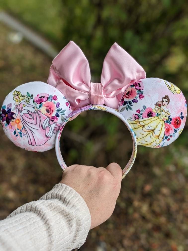 LIMITED QUANTITIES, Floral Princess Mouse Ears, Gorgeous Mouse Ear ...