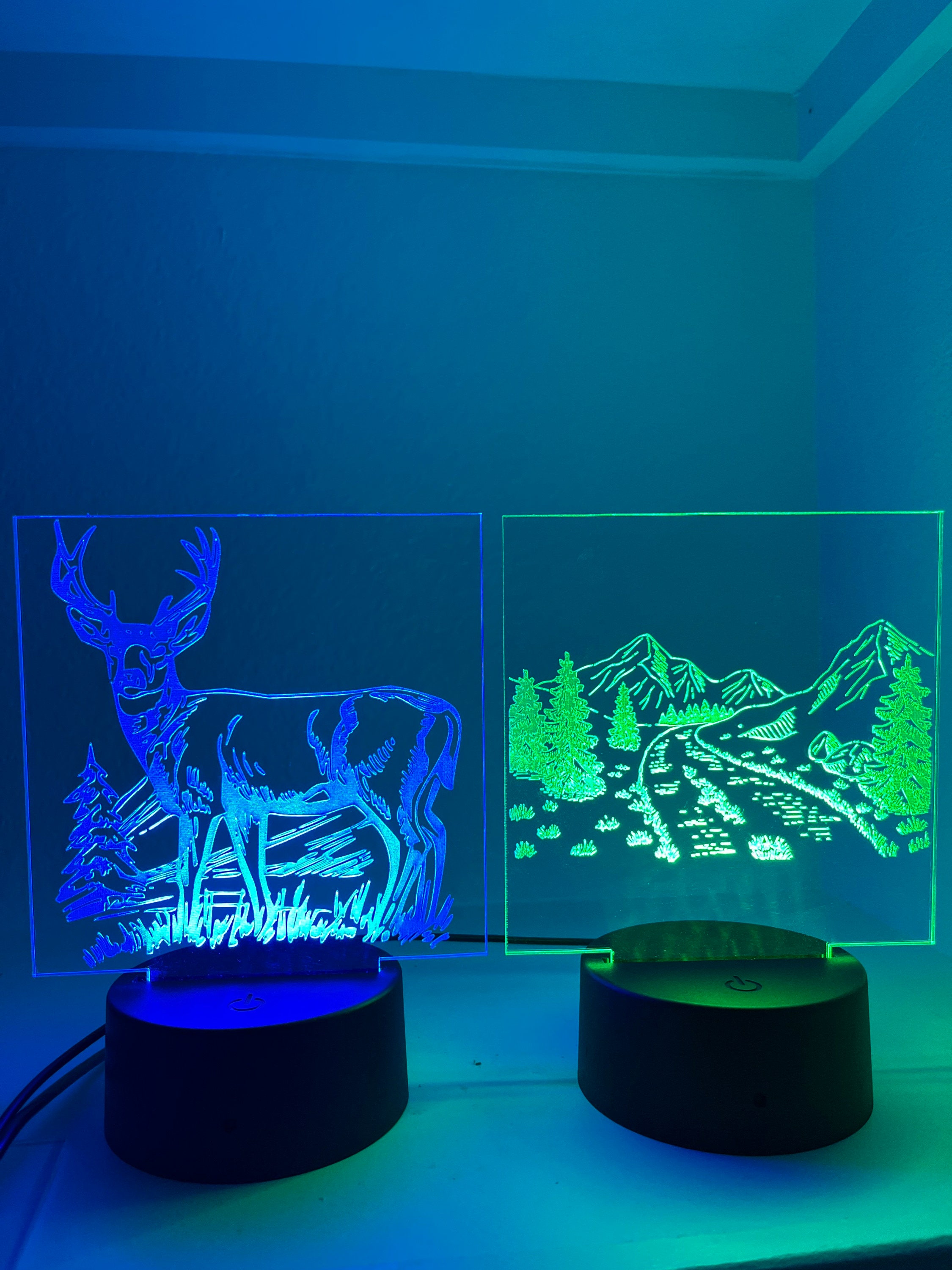 Custom Acrylic LED Lights - Etsy