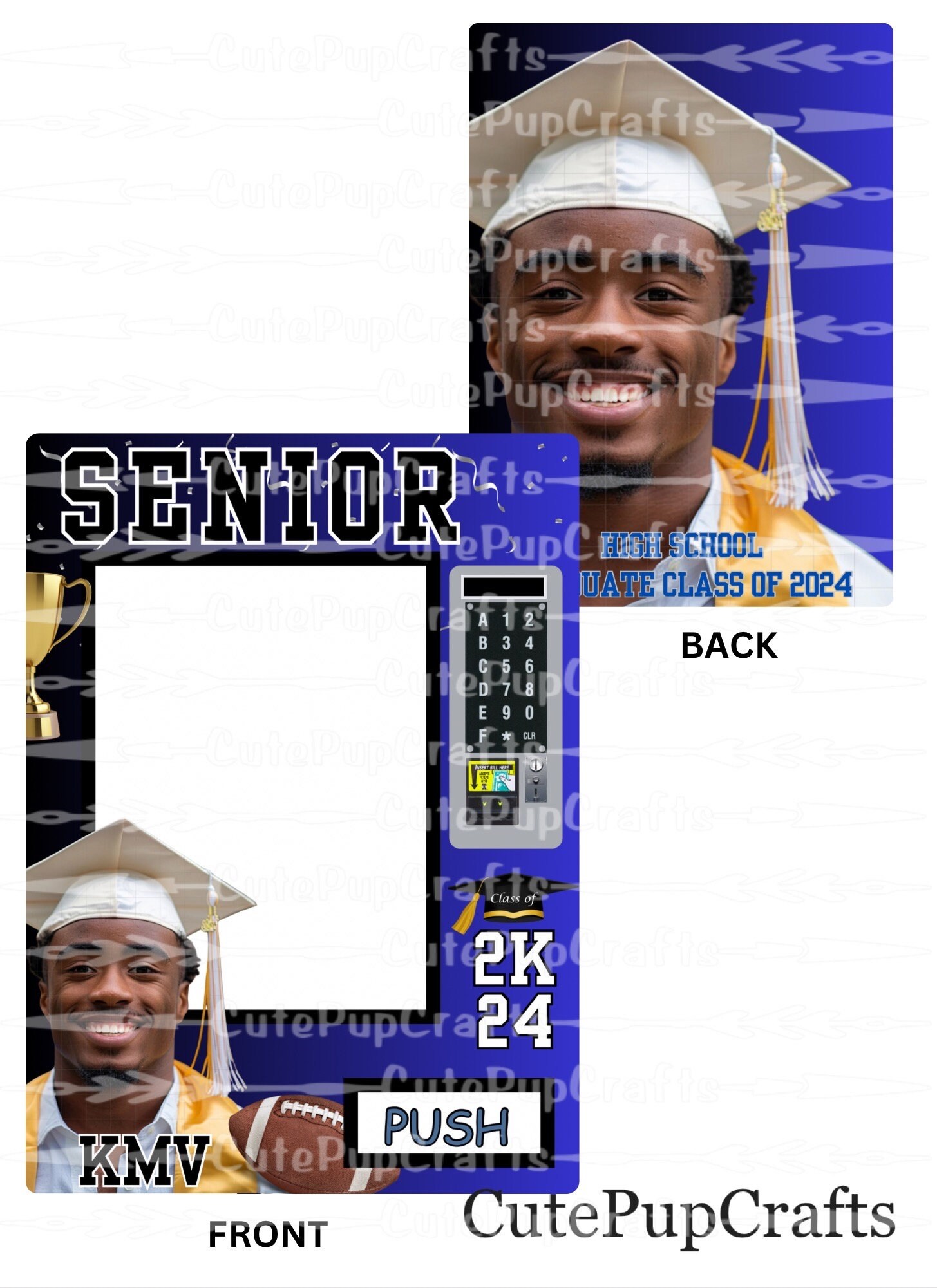 Senior Graduation Vending Machine Gift Box - Etsy