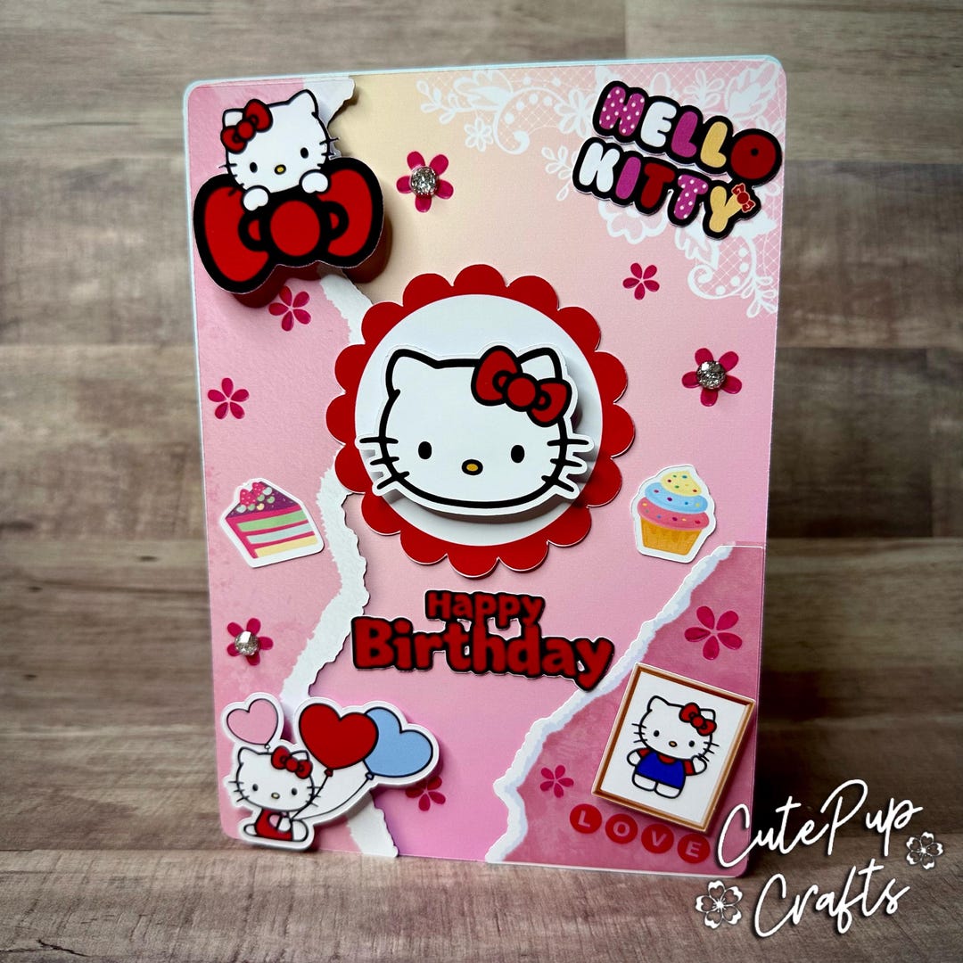 Hello Kitty Greeting Card | Birthday Card | Congratulations Card ...