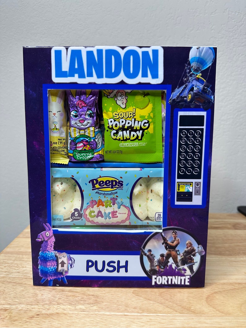 Personalized Vending Machine Gift Box - Etsy