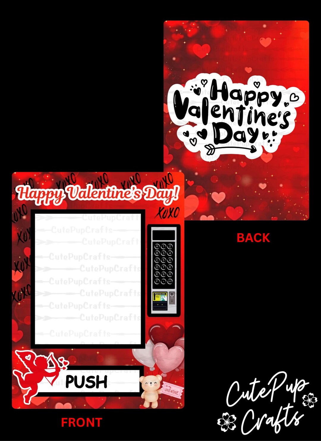 Valentine S Day Vending Machine Gift Box Etsy