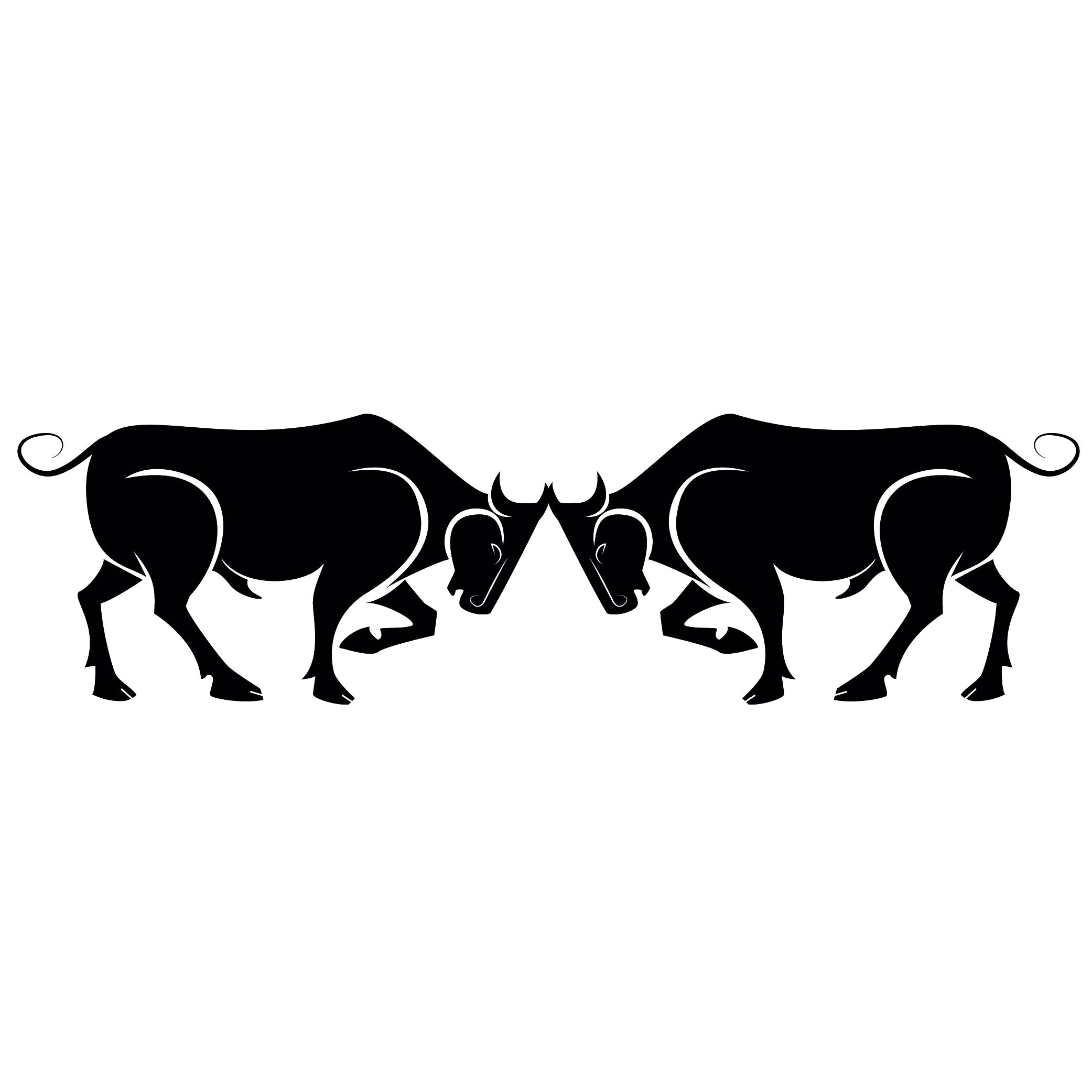 Bull Fight Instant Download SVG, PNG, EPS, Dxf, Jpg Digital Download - Etsy