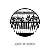 Electro Guitar Monogram Svg, Vector Cut File Cricut, Silhouette, Decal ...