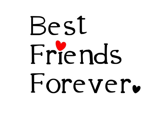 Best Friends Forever Instant Download SVG PNG EPS Dxf Jpg - Etsy