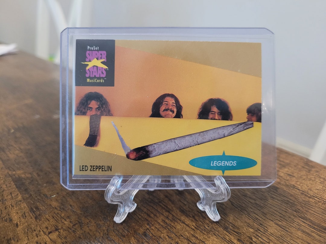 Custom Trading Card Led Zeppelin - Etsy