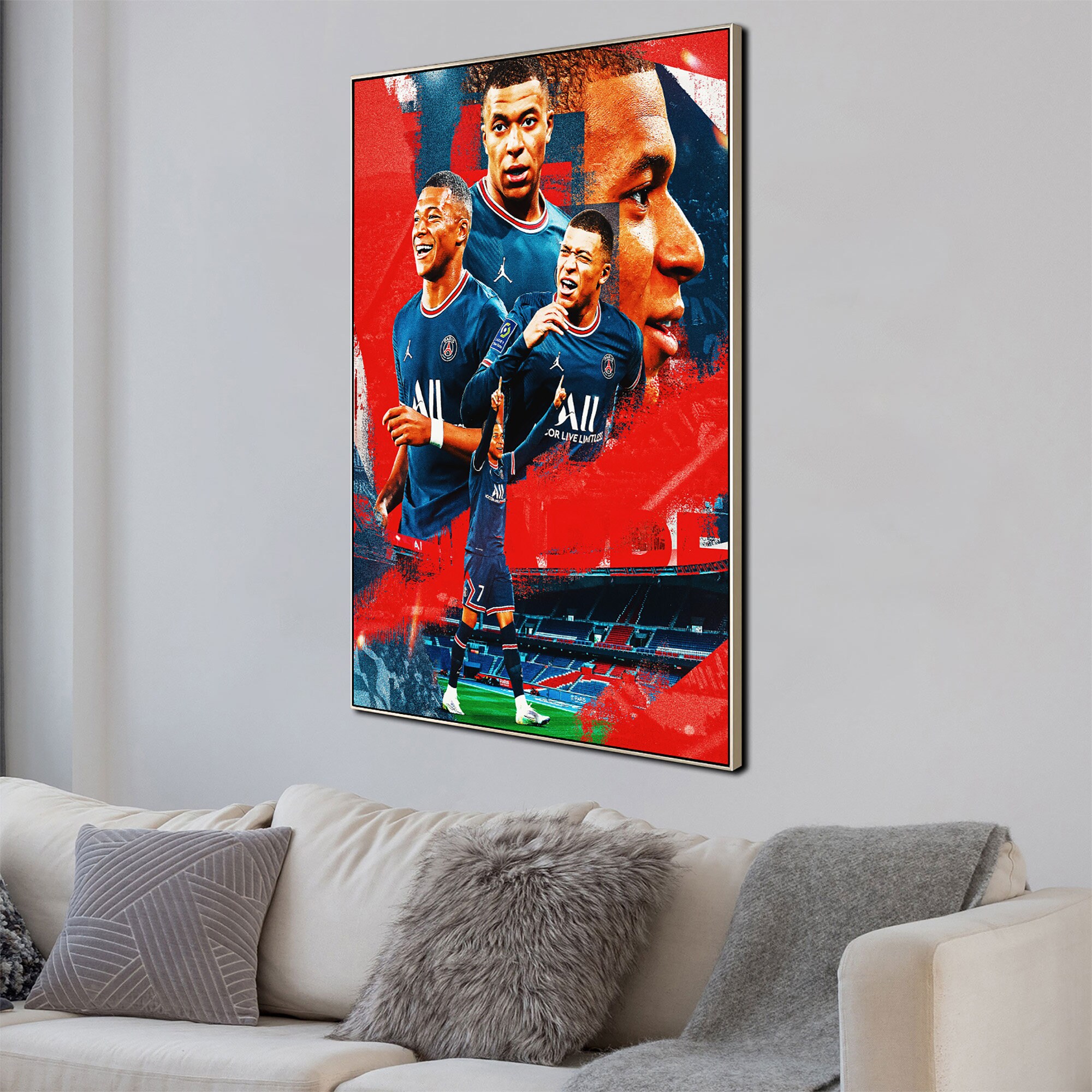 Kylian Mbappé Joueur De Football Poster