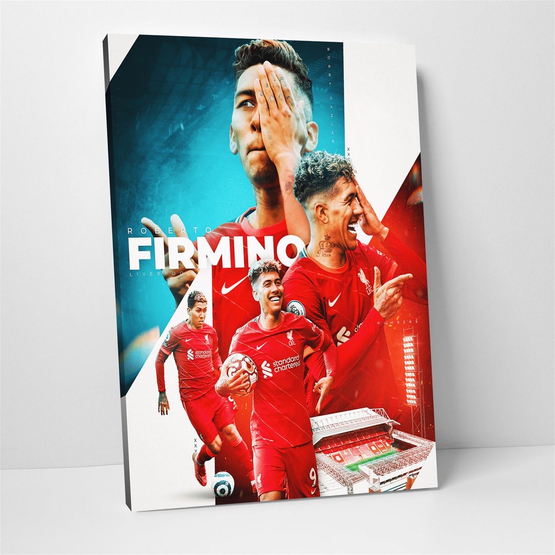 Roberto Firmino Soccer Player Print Soccer Sports Print - Etsy