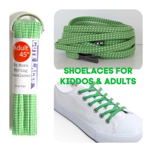 Cute Shoe Laces - Metal Tips - Adults & Kiddos - Four Lengths - Holiday ...