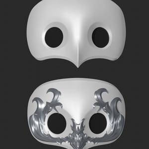 The Ancient's Mask - the Watcher's Mask - Digital 3D Print Model File ...