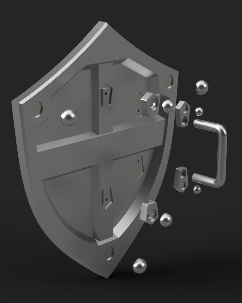 Link's Hylian Shield - Digital 3D Print Model Files - Etsy