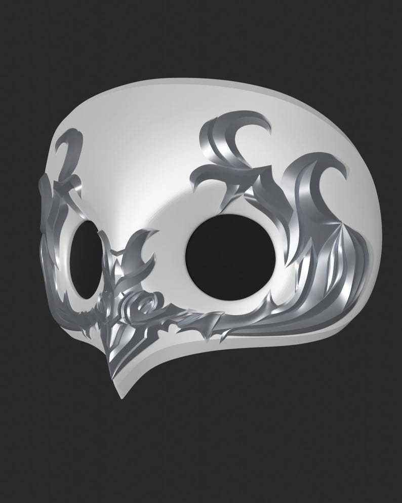 The Ancient's Mask - the Watcher's Mask - Digital 3D Print Model File ...
