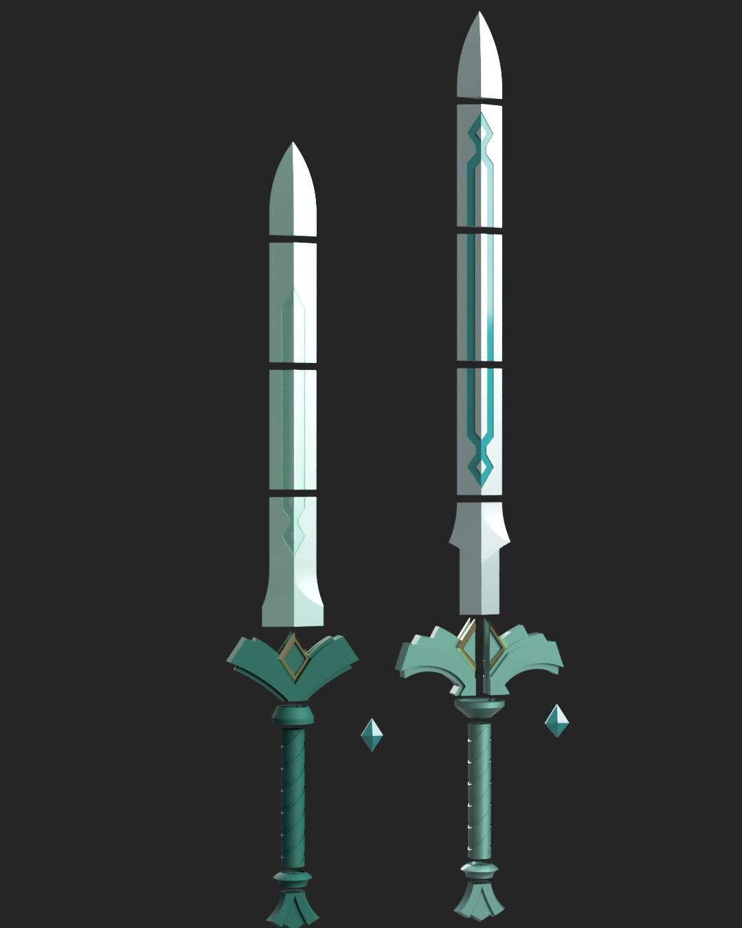 Link's Goddess Sword and Longsword - Digital 3D Print Model Files - Etsy